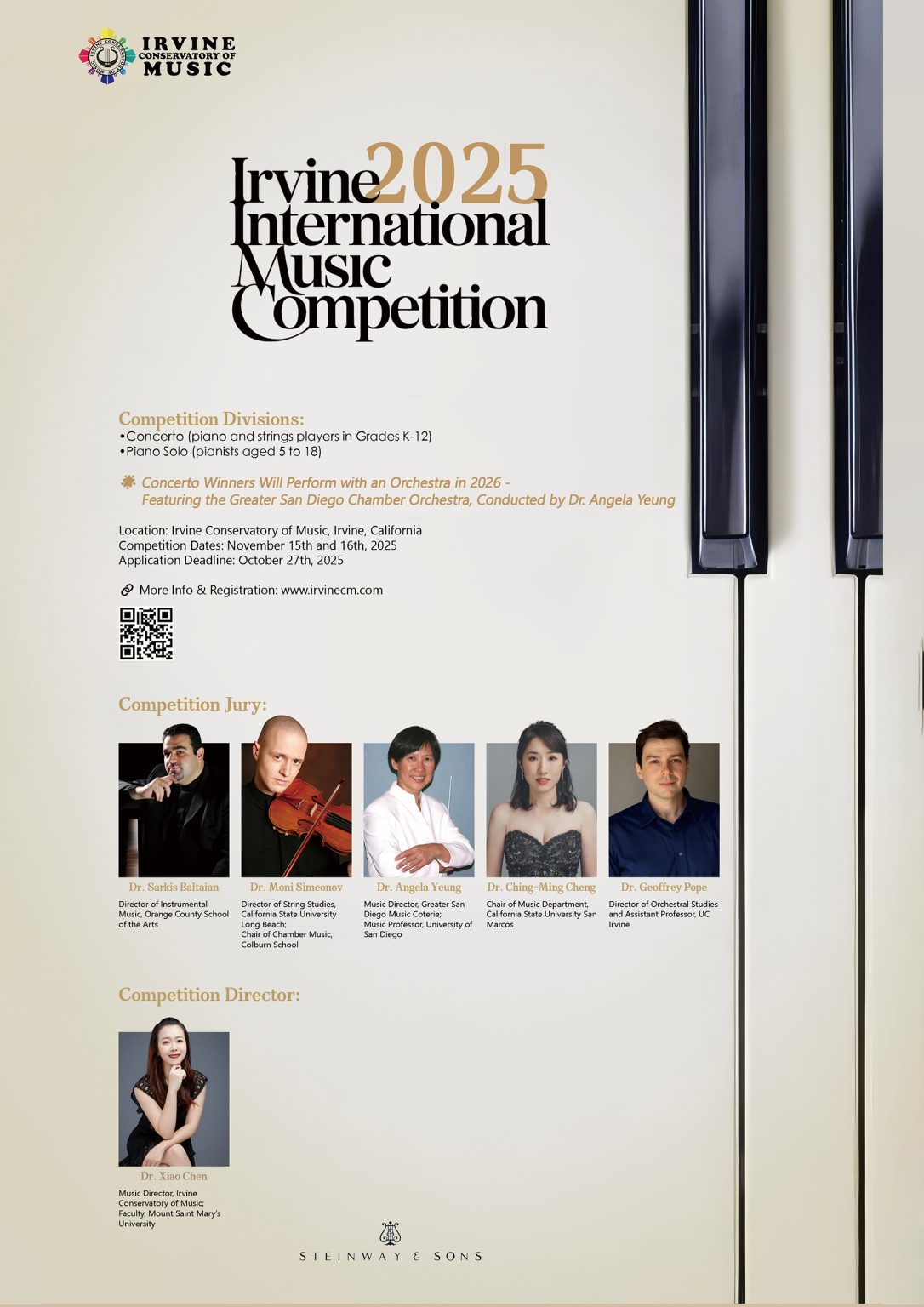 2025 Irvine International Music Competition Piano Solo Division for ...